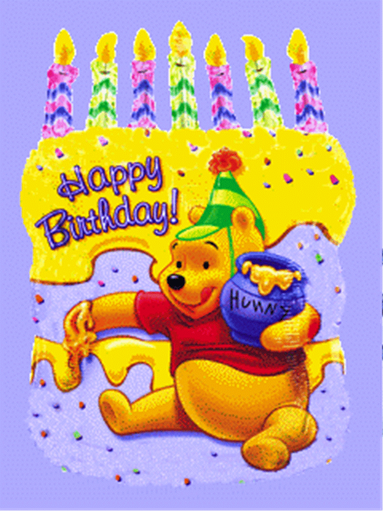 55 Birthday Wishes With Cartoon